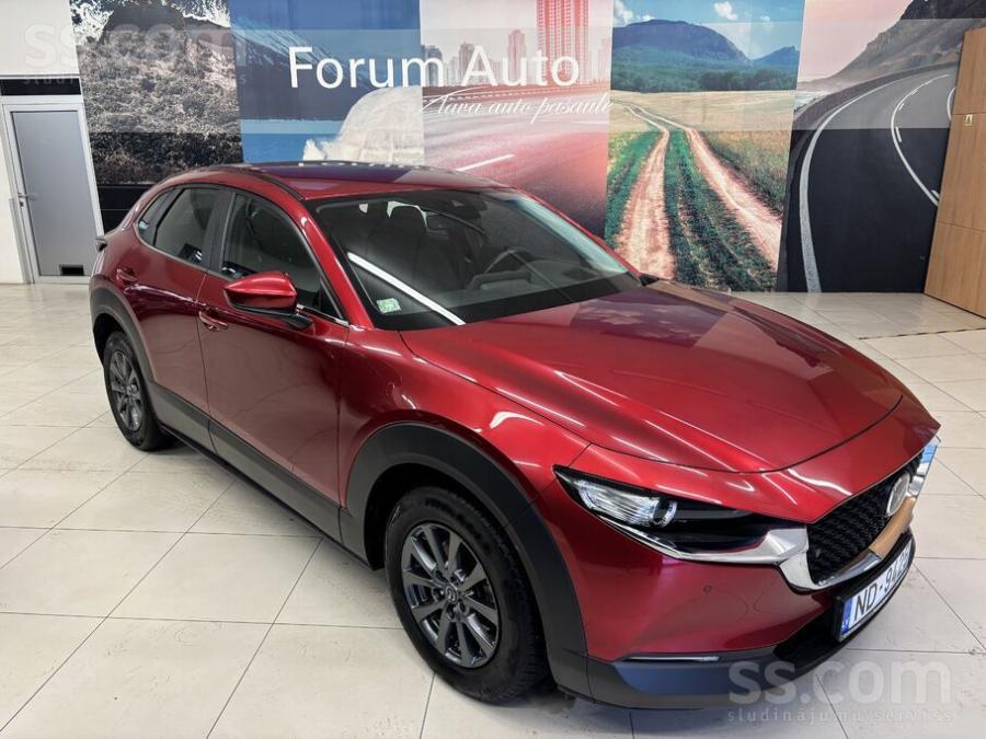 Sarkans Mazda CX-30 2022 Rīga, ar dzinēja tilpumu 2.00 L un nobraukumu 32 tūkst. km par 19500 €, foto 1 vietnē AUTOMOTO.COM.LV