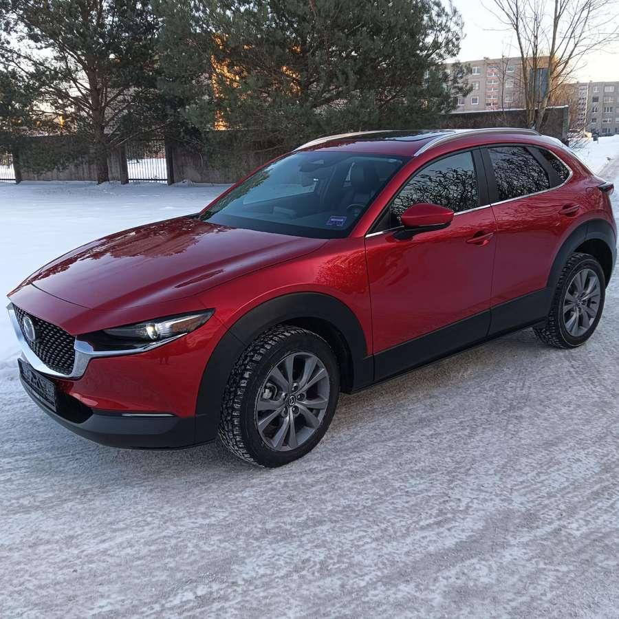 Sarkans Mazda CX-30 2024 Radviliškis, ar dzinēja tilpumu 2.50 L un nobraukumu 12 tūkst. km par 18900 €, foto 5 vietnē AUTOMOTO.COM.LV