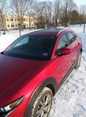 Sarkans Mazda CX-30 2024 Radviliškis, ar dzinēja tilpumu 2.50 L un nobraukumu 12 tūkst. km par 18900 €, foto 12 vietnē AUTOMOTO.COM.LV