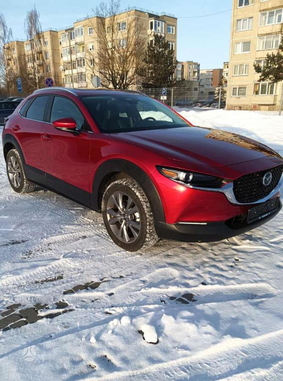Sarkans Mazda CX-30 2024 Radviliškis, ar dzinēja tilpumu 2.50 L un nobraukumu 12 tūkst. km par 18900 €, foto 16 vietnē AUTOMOTO.COM.LV