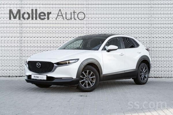 Белый Мазда CX-30 2022 в Рига, объемом двигателя 2.00 л и пробегом 54 тыс. км за 20200 €, фото 1 на AUTOMOTO.COM.LV