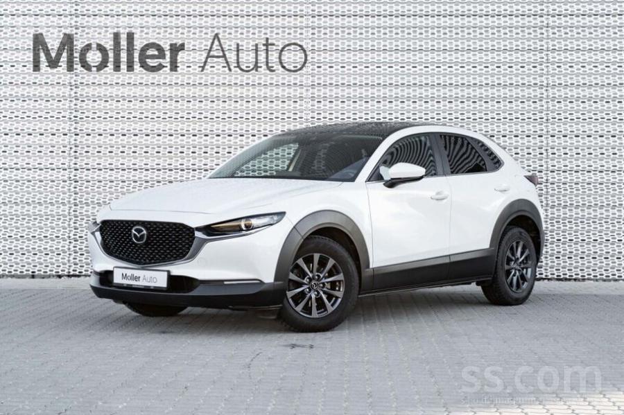 Белый Мазда CX-30 2022 в Рига, объемом двигателя 2.00 л и пробегом 54 тыс. км за 20200 €, фото 1 на AUTOMOTO.COM.LV