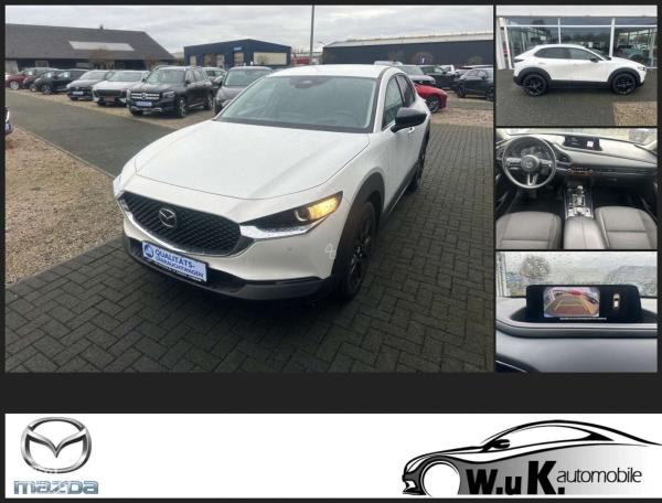White Mazda CX-30 2024 in Kaunas, with an engine capacity of 2.00 L and mileage of 33 thousand km for 26820 €, photo 1 on AUTOMOTO.COM.LV