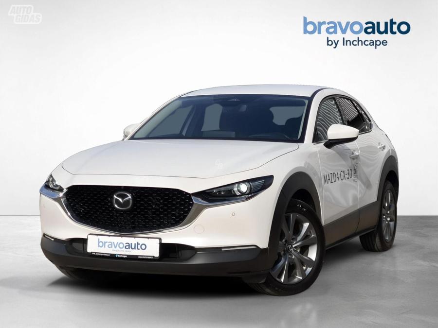 Balts Mazda CX-30 2026 Kauņa, ar dzinēja tilpumu 2.50 L un nobraukumu 6 tūkst. km par 28500 €, foto 1 vietnē AUTOMOTO.COM.LV