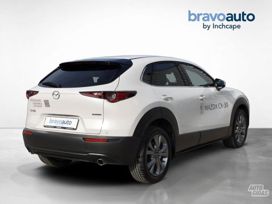 Balts Mazda CX-30 2026 Kauņa, ar dzinēja tilpumu 2.50 L un nobraukumu 6 tūkst. km par 28500 €, foto 6 vietnē AUTOMOTO.COM.LV