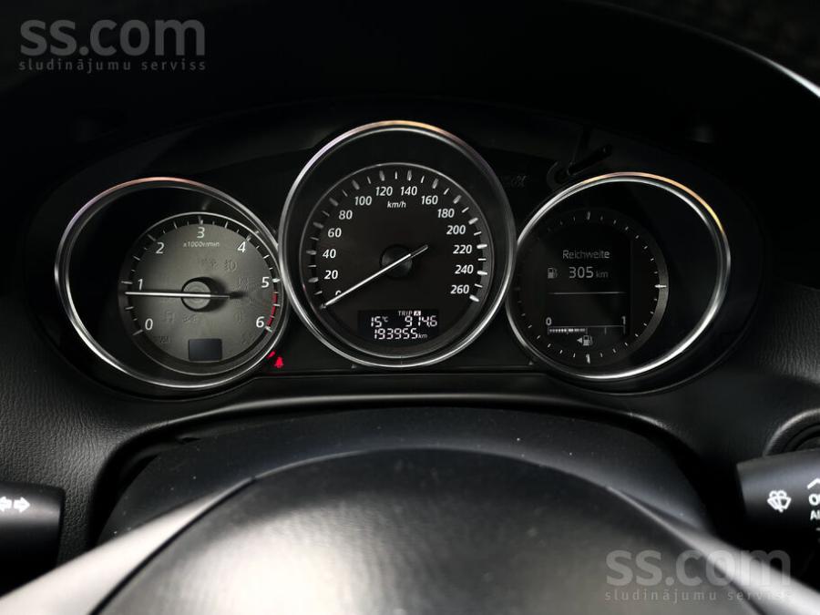Melns Mazda CX-5 2012 Jelgava, ar dzinēja tilpumu 2.20 L un nobraukumu 194 tūkst. km par 6496 €, foto 18 vietnē AUTOMOTO.COM.LV