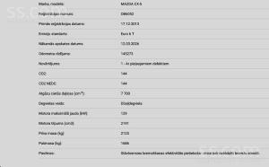 Черный Мазда СХ-5 2013 в Рига, объемом двигателя 2.20 л и пробегом 0 тыс. км за 23490 €, фото 24 на AUTOMOTO.COM.LV