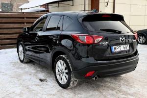 Black Mazda CX-5 2013 in Kretinga, with an engine capacity of 2.19 L and mileage of 253 thousand km for 7499 €, photo 6 on AUTOMOTO.COM.LV