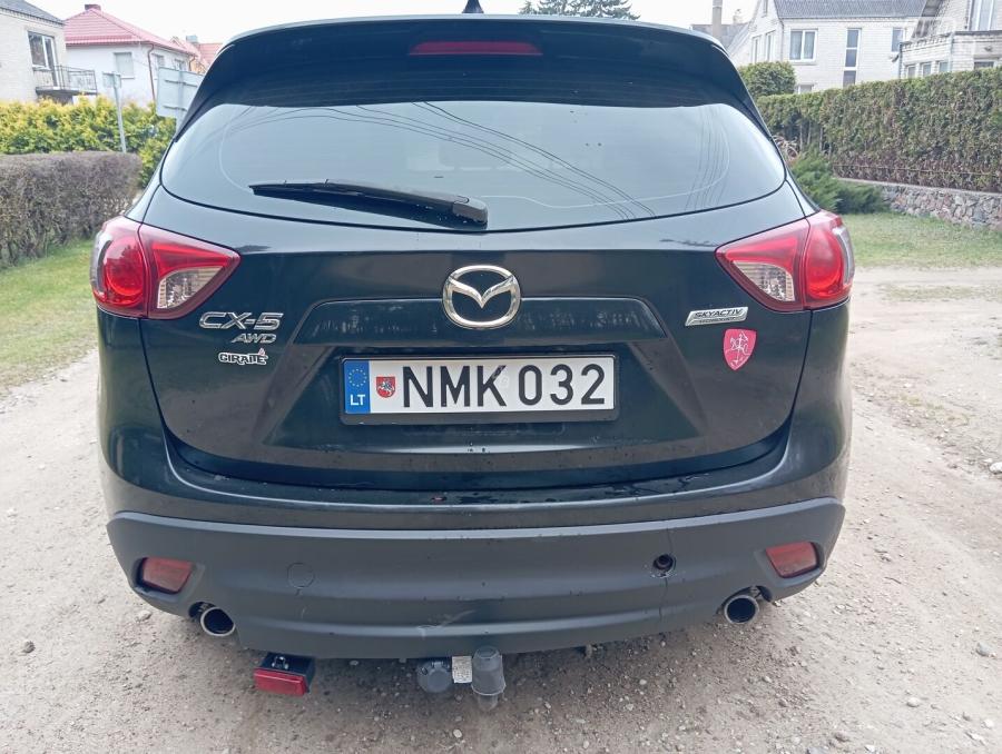 Melns Mazda CX-5 2013 Ukmergė, ar dzinēja tilpumu 2.00 L un nobraukumu 212 tūkst. km par 6200 €, foto 7 vietnē AUTOMOTO.COM.LV