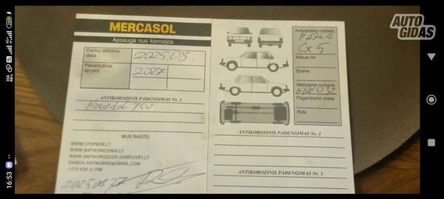 Черный Мазда СХ-5 2013 в Укмерге, объемом двигателя 2.00 л и пробегом 212 тыс. км за 6200 €, фото 16 на AUTOMOTO.COM.LV