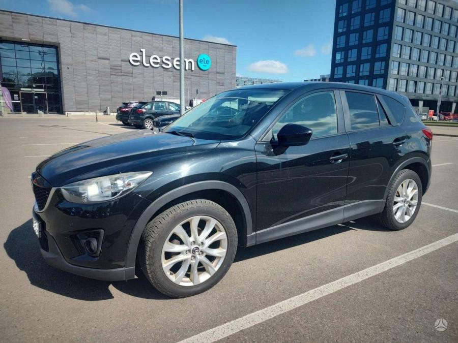 Black Mazda CX-5 2013 in Kaunas, with an engine capacity of 2.19 L and mileage of 281 thousand km for 4490 €, photo 3 on AUTOMOTO.COM.LV