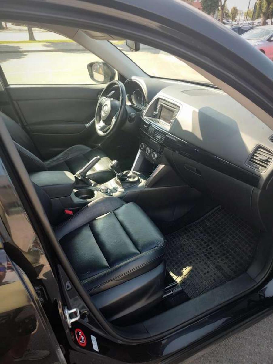 Black Mazda CX-5 2013 in Kaunas, with an engine capacity of 2.19 L and mileage of 281 thousand km for 4490 €, photo 15 on AUTOMOTO.COM.LV