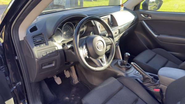 Melns Mazda CX-5 2013 Šakiai, ar dzinēja tilpumu 2.19 L un nobraukumu 105 tūkst. km par 5400 €, foto 8 vietnē AUTOMOTO.COM.LV