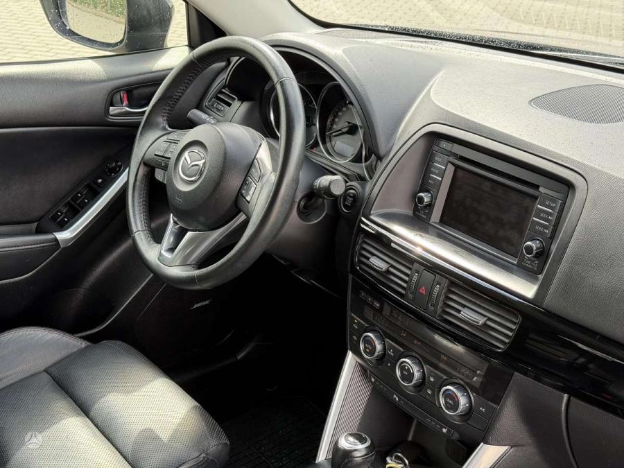 Black Mazda CX-5 2013 in Marijampole, with an engine capacity of 2.19 L and mileage of 226 thousand km for 5500 €, photo 13 on AUTOMOTO.COM.LV