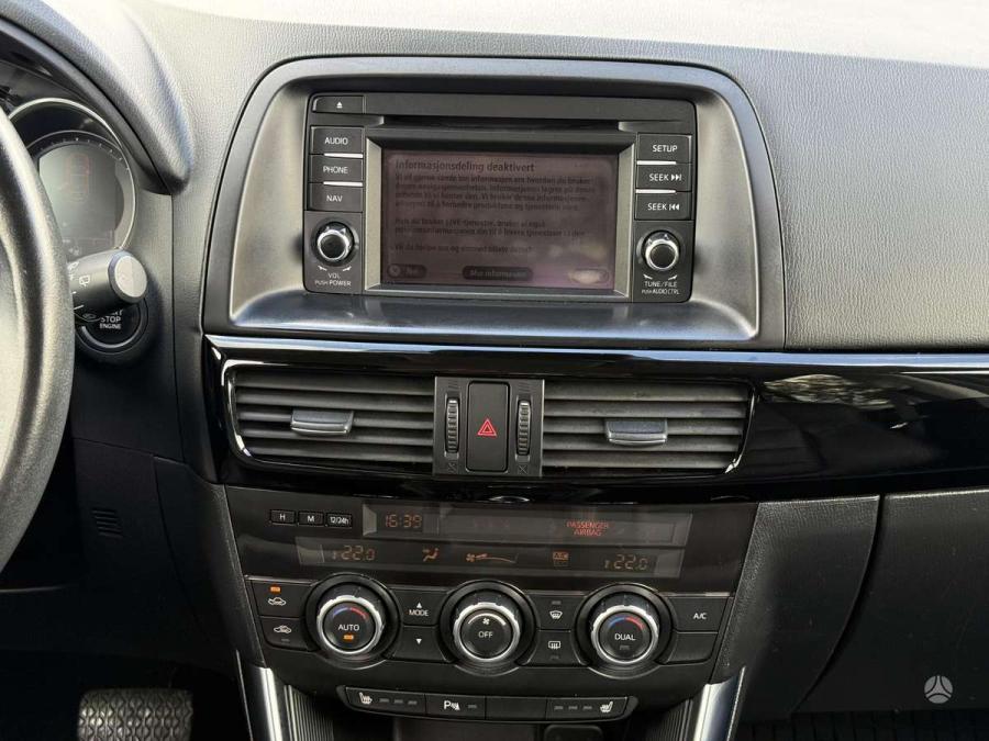Black Mazda CX-5 2013 in Marijampole, with an engine capacity of 2.19 L and mileage of 226 thousand km for 5500 €, photo 32 on AUTOMOTO.COM.LV