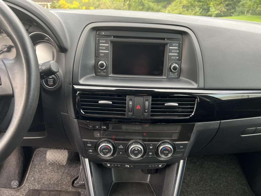 Melns Mazda CX-5 2013 Kelmė, ar dzinēja tilpumu 2.19 L un nobraukumu 180 tūkst. km par 6200 €, foto 14 vietnē AUTOMOTO.COM.LV