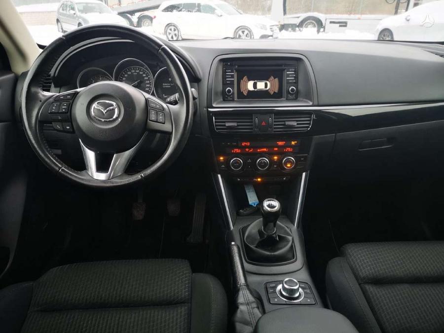 Melns Mazda CX-5 2014 Radviliškis, ar dzinēja tilpumu 2.19 L un nobraukumu 191 tūkst. km par 7850 €, foto 7 vietnē AUTOMOTO.COM.LV