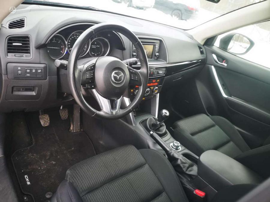Melns Mazda CX-5 2014 Radviliškis, ar dzinēja tilpumu 2.19 L un nobraukumu 191 tūkst. km par 7850 €, foto 10 vietnē AUTOMOTO.COM.LV
