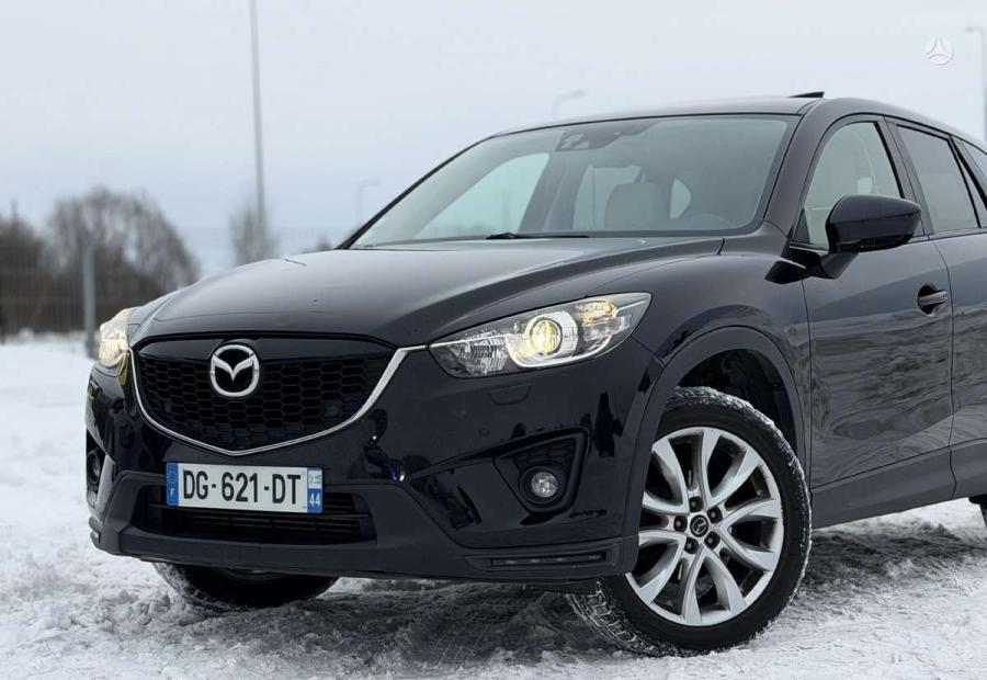 Melns Mazda CX-5 2014 Tauragė, ar dzinēja tilpumu 2.19 L un nobraukumu 181 tūkst. km par 7600 €, foto 6 vietnē AUTOMOTO.COM.LV