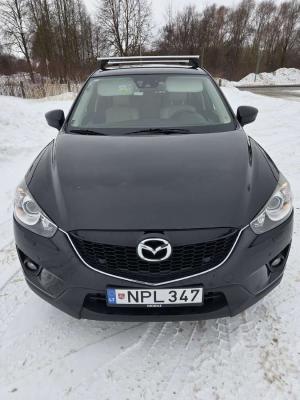 Black Mazda CX-5 2014 in Birzai, with an engine capacity of 2.19 L and mileage of 229 thousand km for 8150 €, photo 7 on AUTOMOTO.COM.LV