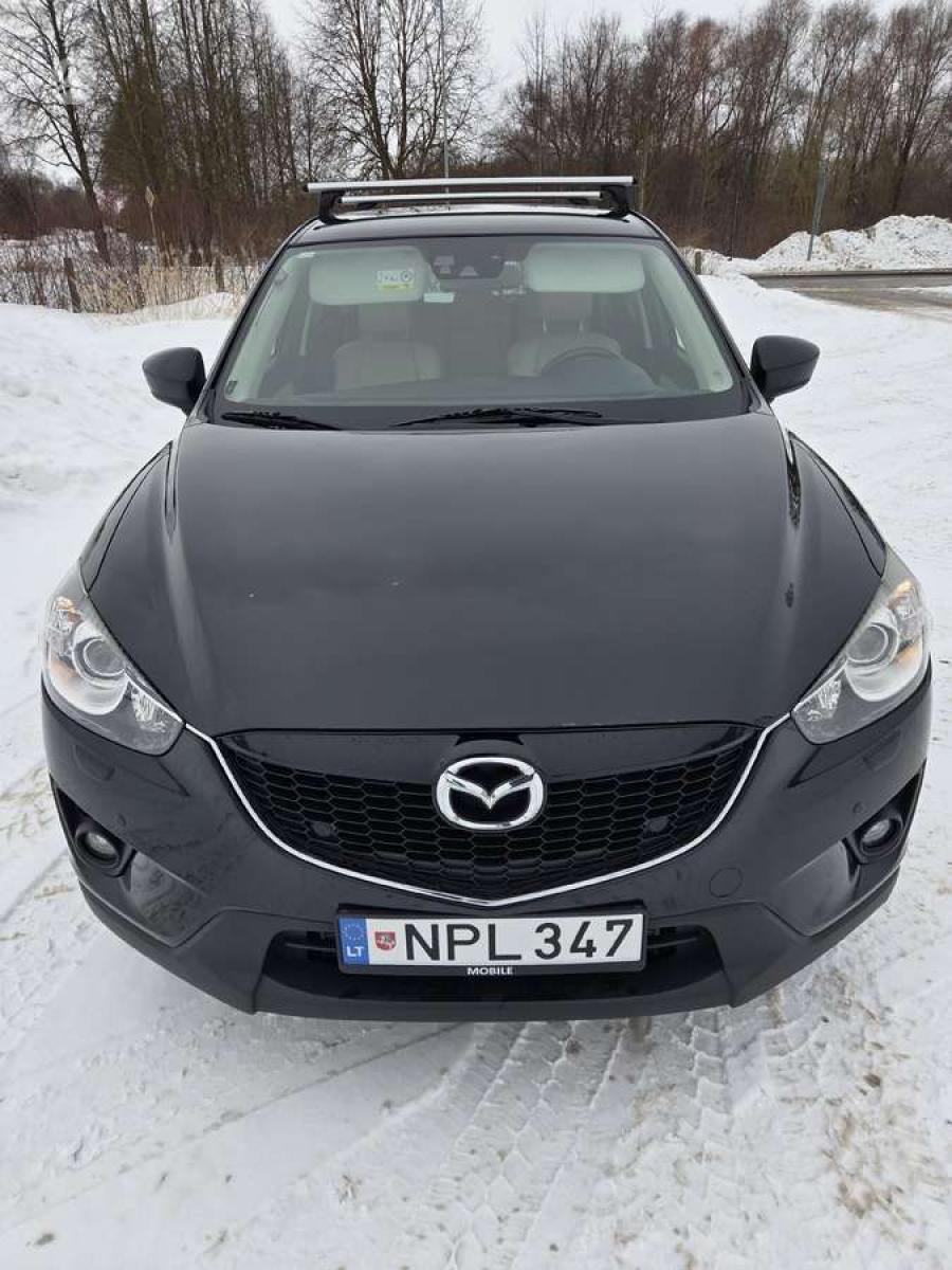 Black Mazda CX-5 2014 in Birzai, with an engine capacity of 2.19 L and mileage of 229 thousand km for 8150 €, photo 7 on AUTOMOTO.COM.LV