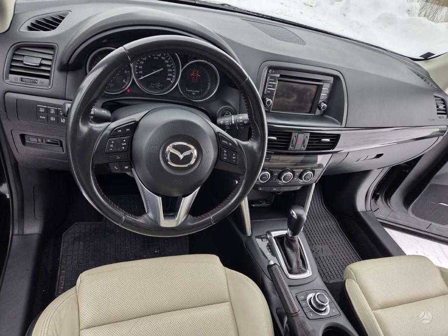 Black Mazda CX-5 2014 in Birzai, with an engine capacity of 2.19 L and mileage of 229 thousand km for 8150 €, photo 23 on AUTOMOTO.COM.LV