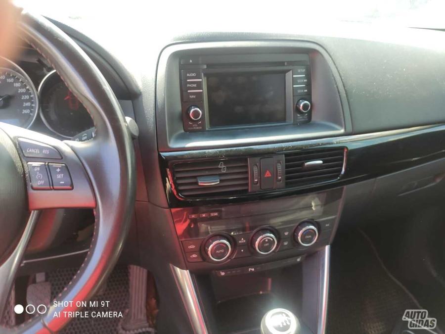 Melns Mazda CX-5 2014 Kauņa, ar dzinēja tilpumu 2.20 L un nobraukumu 192 tūkst. km par 4990 €, foto 10 vietnē AUTOMOTO.COM.LV