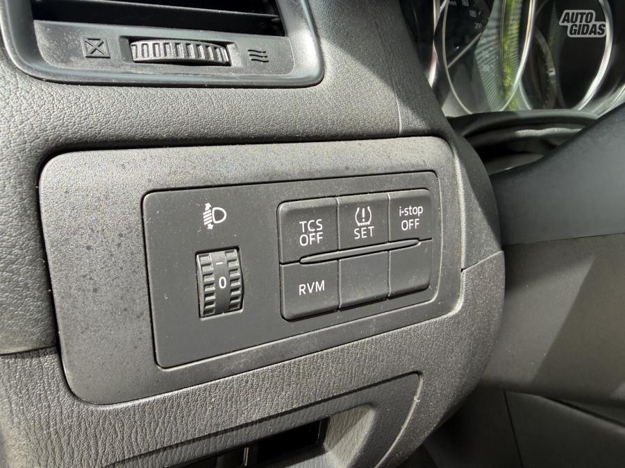 Black Mazda CX-5 2014 in Vilnius, with an engine capacity of 2.20 L and mileage of 310 thousand km for 6666 €, photo 15 on AUTOMOTO.COM.LV