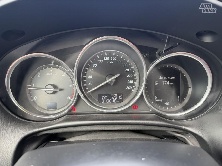 Black Mazda CX-5 2014 in Vilnius, with an engine capacity of 2.20 L and mileage of 310 thousand km for 6666 €, photo 23 on AUTOMOTO.COM.LV