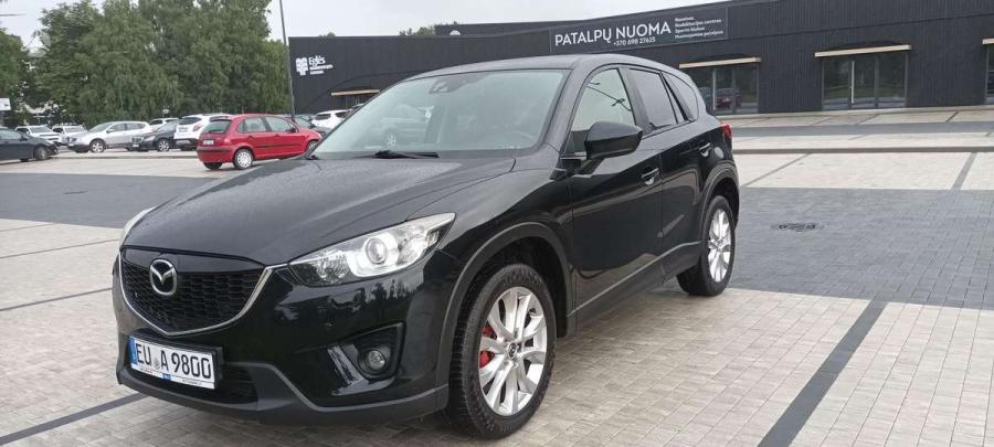 Black Mazda CX-5 2014 in Siauliai, with an engine capacity of 2.19 L and mileage of 186 thousand km for 8850 €, photo 1 on AUTOMOTO.COM.LV