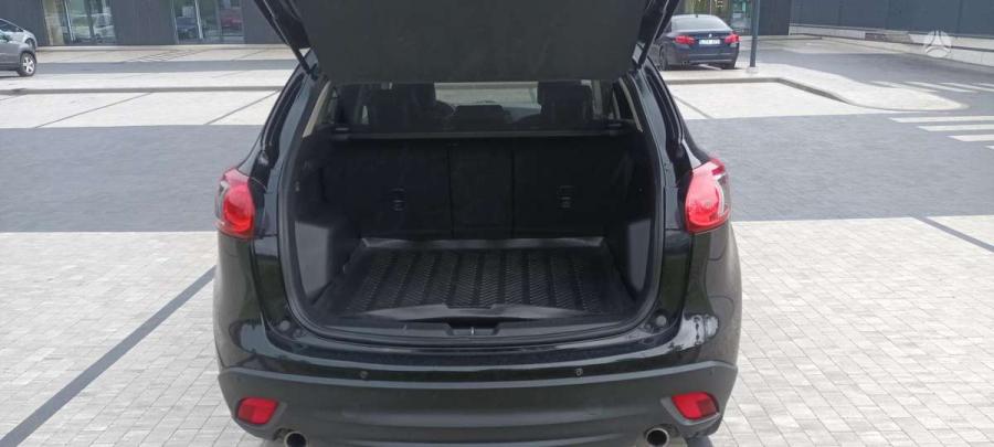 Black Mazda CX-5 2014 in Siauliai, with an engine capacity of 2.19 L and mileage of 186 thousand km for 8850 €, photo 16 on AUTOMOTO.COM.LV
