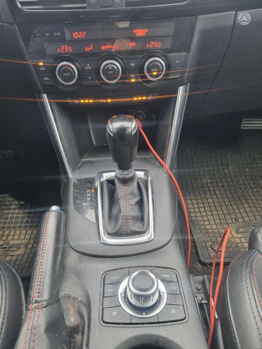 Black Mazda CX-5 2014 in Taurage, with an engine capacity of 2.19 L and mileage of 217 thousand km for 3950 €, photo 22 on AUTOMOTO.COM.LV