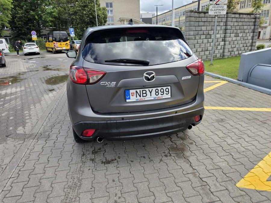 Melns Mazda CX-5 2014 Viļņa, ar dzinēja tilpumu 2.19 L un nobraukumu 235 tūkst. km par 3400 €, foto 9 vietnē AUTOMOTO.COM.LV