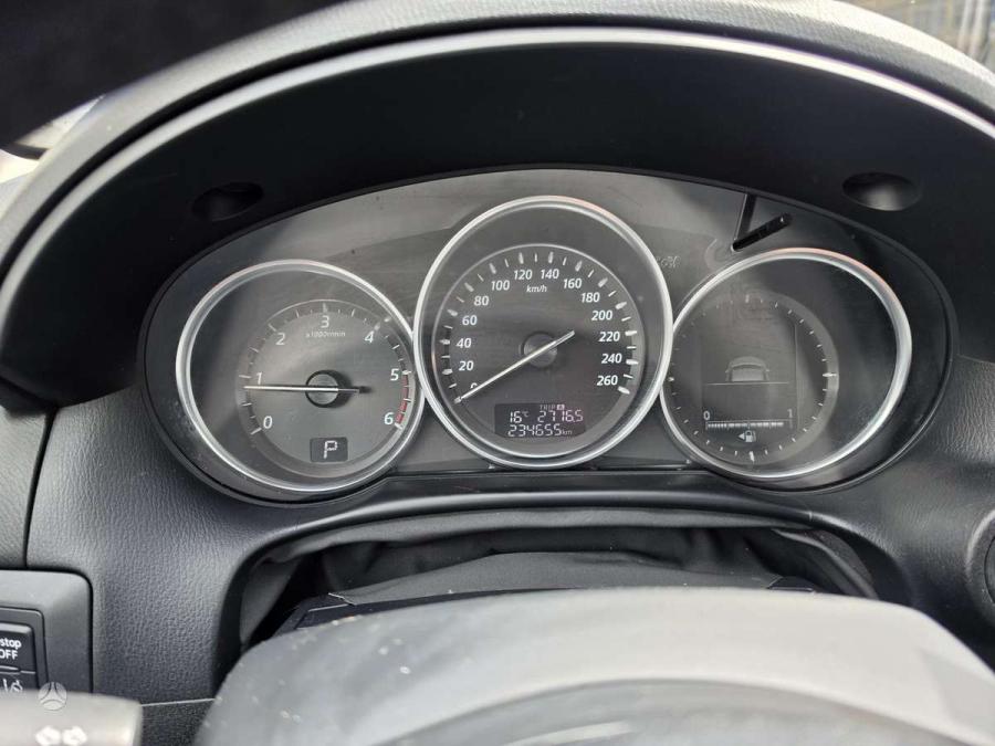 Melns Mazda CX-5 2014 Viļņa, ar dzinēja tilpumu 2.19 L un nobraukumu 235 tūkst. km par 3400 €, foto 10 vietnē AUTOMOTO.COM.LV