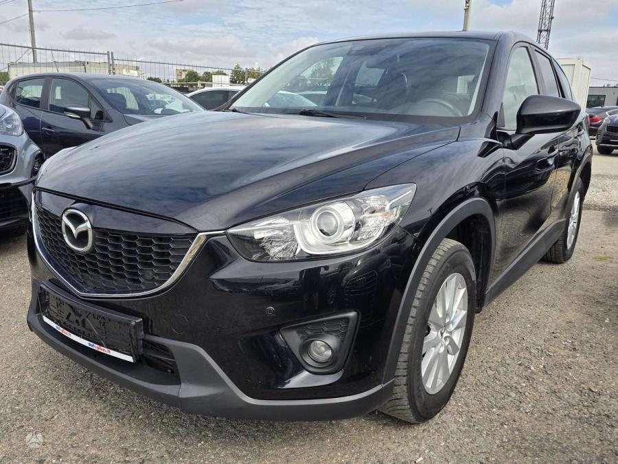 Melns Mazda CX-5 2014 Kauņa, ar dzinēja tilpumu 2.19 L un nobraukumu 198 tūkst. km par 7700 €, foto 1 vietnē AUTOMOTO.COM.LV