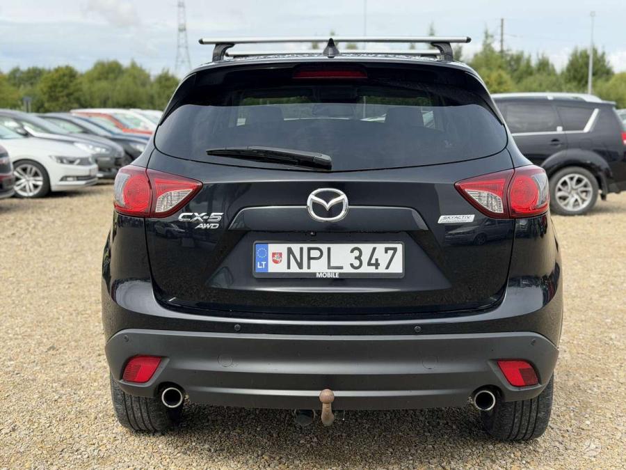 Melns Mazda CX-5 2014 Šauļi, ar dzinēja tilpumu 2.19 L un nobraukumu 231 tūkst. km par 6100 €, foto 7 vietnē AUTOMOTO.COM.LV