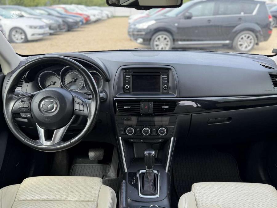 Melns Mazda CX-5 2014 Šauļi, ar dzinēja tilpumu 2.19 L un nobraukumu 231 tūkst. km par 6100 €, foto 14 vietnē AUTOMOTO.COM.LV