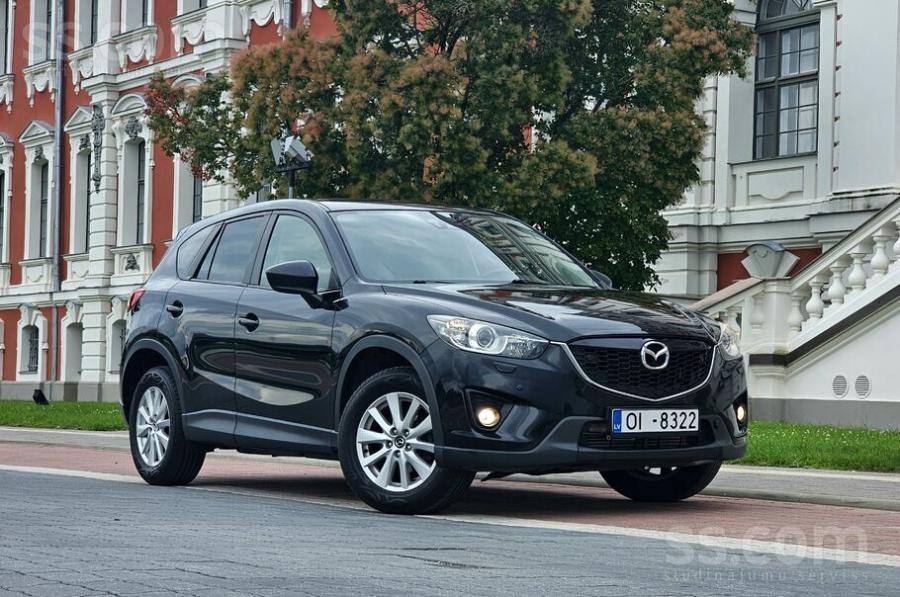 Black Mazda CX-5 2014 in Jelgava, with an engine capacity of 2.20 L and mileage of 266 thousand km for 7490 €, photo 1 on AUTOMOTO.COM.LV