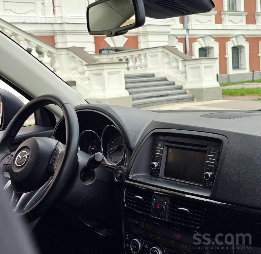 Black Mazda CX-5 2014 in Jelgava, with an engine capacity of 2.20 L and mileage of 266 thousand km for 7490 €, photo 8 on AUTOMOTO.COM.LV