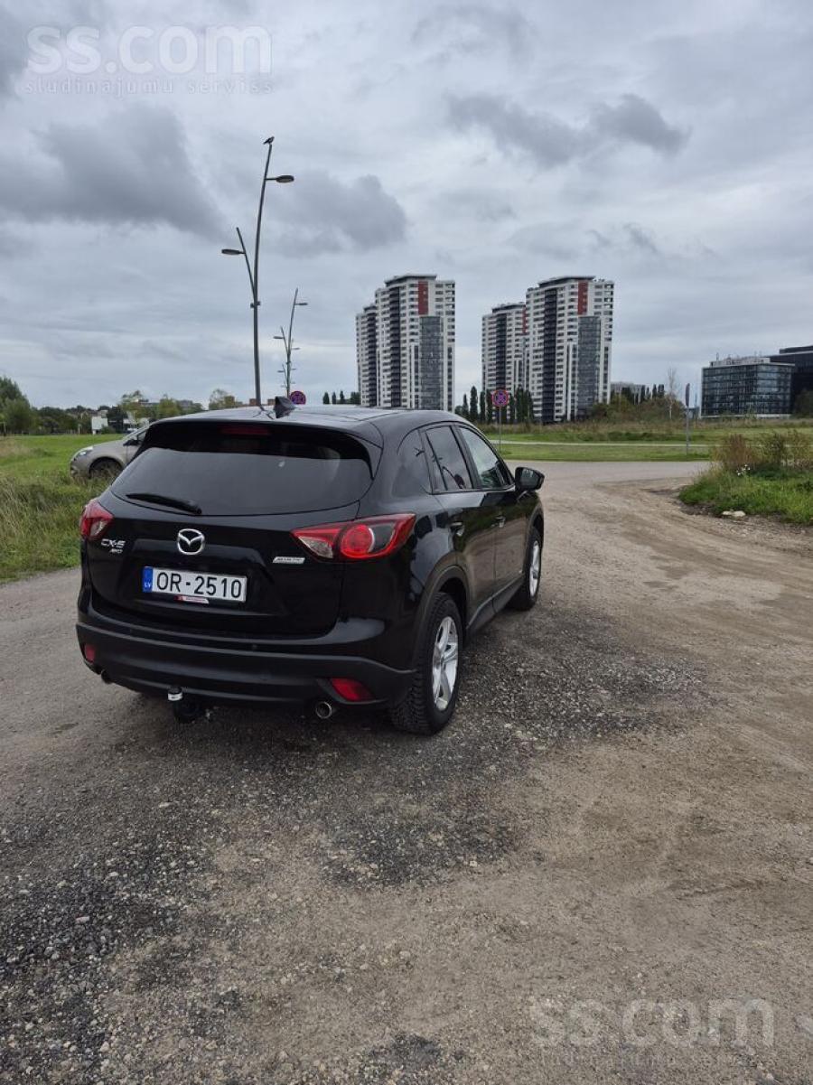 Melns Mazda CX-5 2014 Rīga, ar dzinēja tilpumu 2.20 L un nobraukumu 216 tūkst. km par 7990 €, foto 5 vietnē AUTOMOTO.COM.LV
