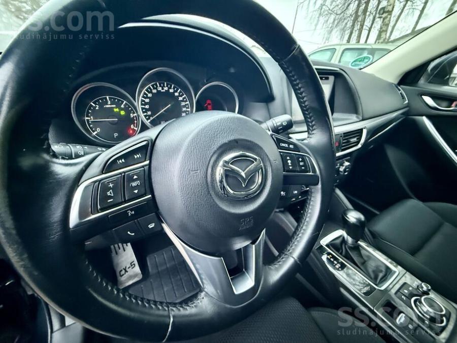 Melns Mazda CX-5 2015 Rīga, ar dzinēja tilpumu 2.20 L un nobraukumu 0 tūkst. km par 8990 €, foto 17 vietnē AUTOMOTO.COM.LV