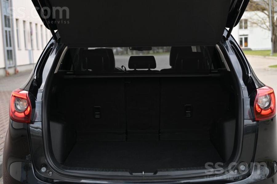 Melns Mazda CX-5 2015 Jelgava, ar dzinēja tilpumu 2.20 L un nobraukumu 227 tūkst. km par 8850 €, foto 25 vietnē AUTOMOTO.COM.LV