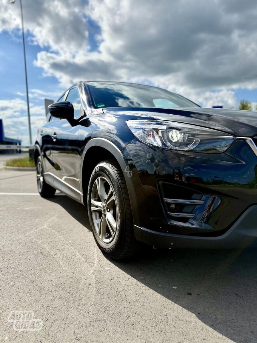Melns Mazda CX-5 2015 Radviliškis, ar dzinēja tilpumu 2.20 L un nobraukumu 161 tūkst. km par 8000 €, foto 5 vietnē AUTOMOTO.COM.LV
