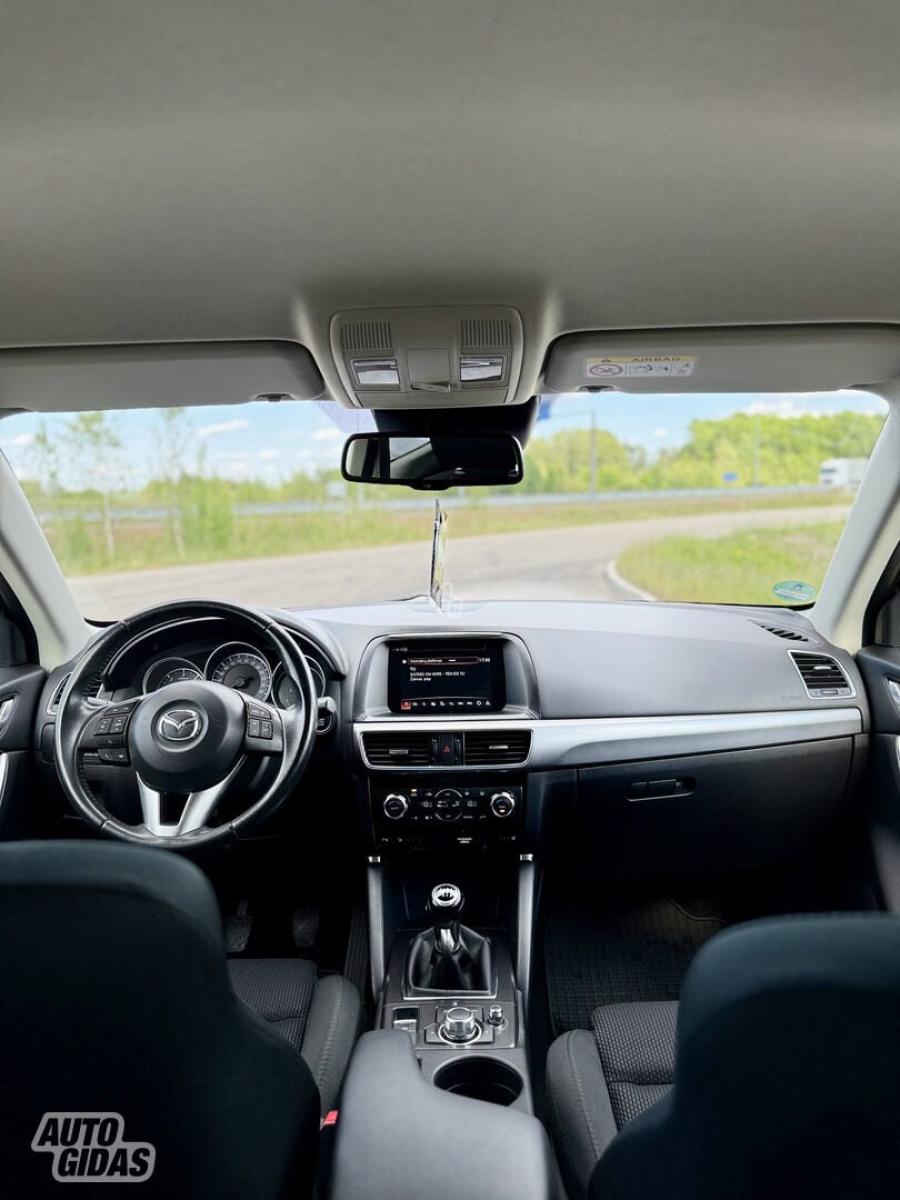 Melns Mazda CX-5 2015 Radviliškis, ar dzinēja tilpumu 2.20 L un nobraukumu 161 tūkst. km par 8000 €, foto 14 vietnē AUTOMOTO.COM.LV
