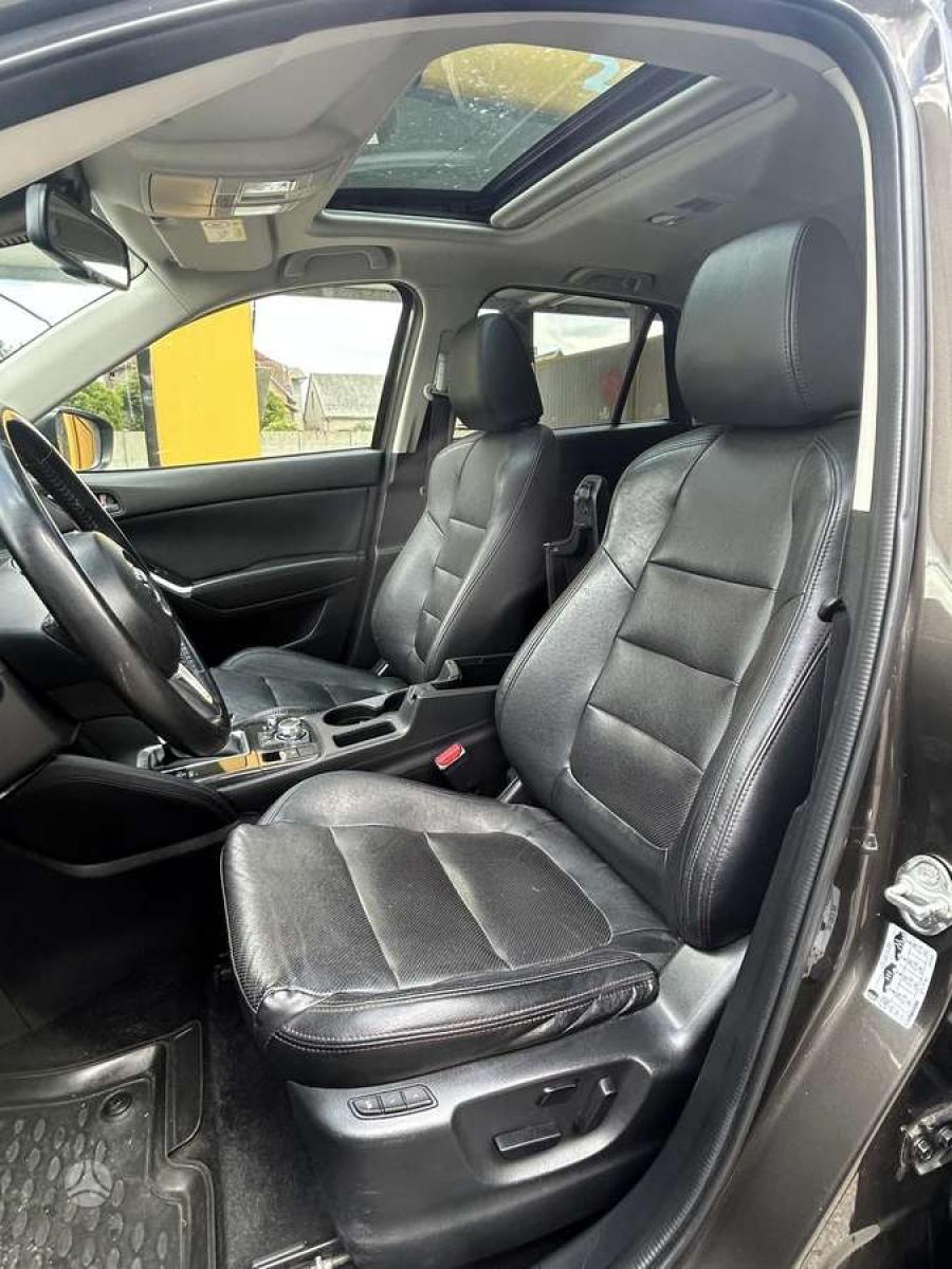 Melns Mazda CX-5 2015 Viļņa, ar dzinēja tilpumu 2.20 L un nobraukumu 185 tūkst. km par 9500 €, foto 11 vietnē AUTOMOTO.COM.LV
