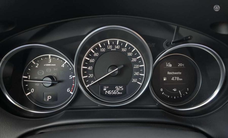 Black Mazda CX-5 2015 in Panevezys, with an engine capacity of 2.19 L and mileage of 147 thousand km for 9799 €, photo 38 on AUTOMOTO.COM.LV