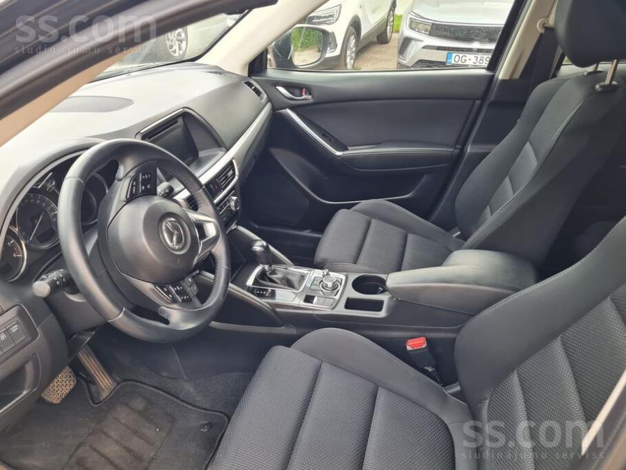 Black Mazda CX-5 2016 in Jelgava, with an engine capacity of 2.20 L and mileage of 0 thousand km for 8990 €, photo 12 on AUTOMOTO.COM.LV
