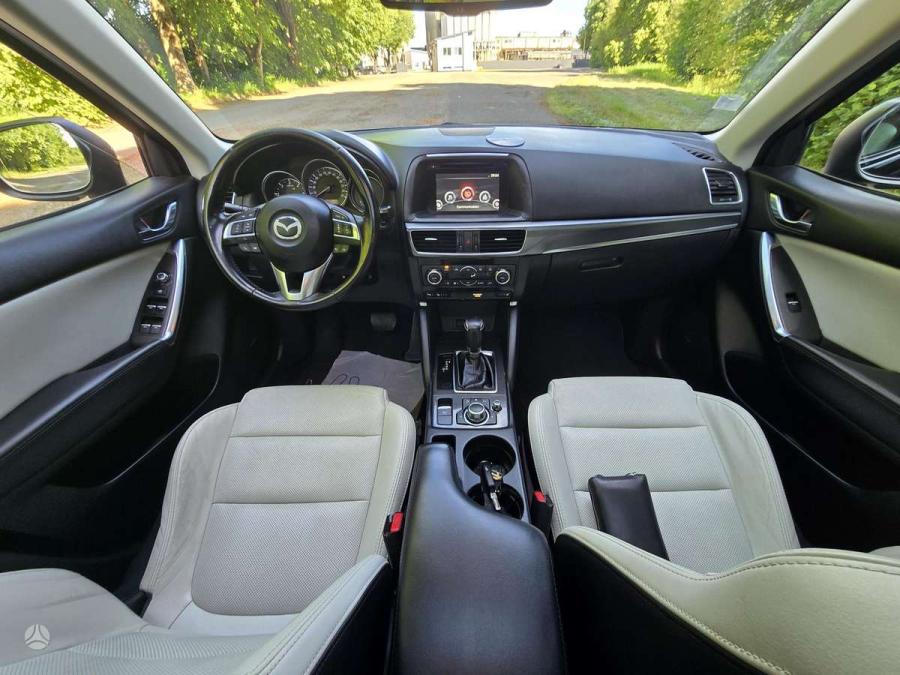 Melns Mazda CX-5 2016 Tauragė, ar dzinēja tilpumu 2.20 L un nobraukumu 167 tūkst. km par 8500 €, foto 8 vietnē AUTOMOTO.COM.LV