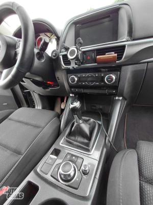 Melns Mazda CX-5 2016 Panevēža, ar dzinēja tilpumu 2.20 L un nobraukumu 252 tūkst. km par 10000 €, foto 19 vietnē AUTOMOTO.COM.LV