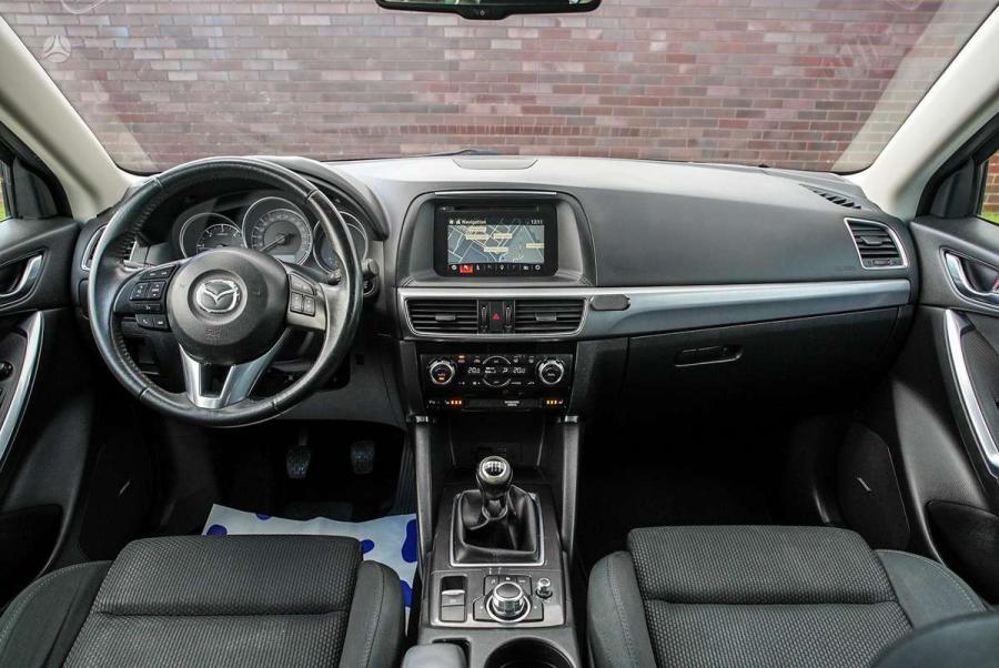 Melns Mazda CX-5 2016 Marijampole, ar dzinēja tilpumu 2.19 L un nobraukumu 241 tūkst. km par 8250 €, foto 13 vietnē AUTOMOTO.COM.LV
